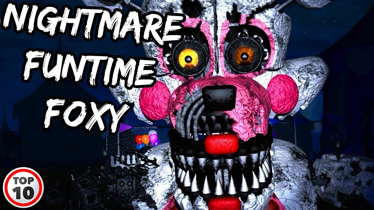 Top 10 Scary FNAF Funtime Foxy Creepypastas - YouTube