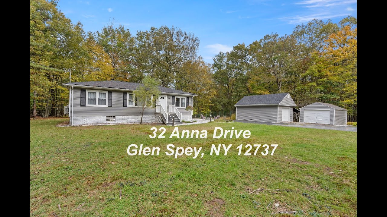 32 Anna Drive - Glen Spey, NY 12737 - YouTube