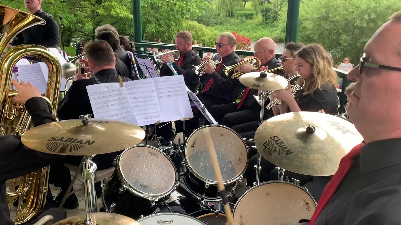 Strata Brass - Wetherby Bandstand. 23rd June 2019 Starburst - YouTube