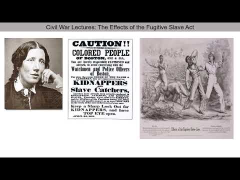 Civil War Lectures: The Effects of the Fugitive Slave Act - YouTube
