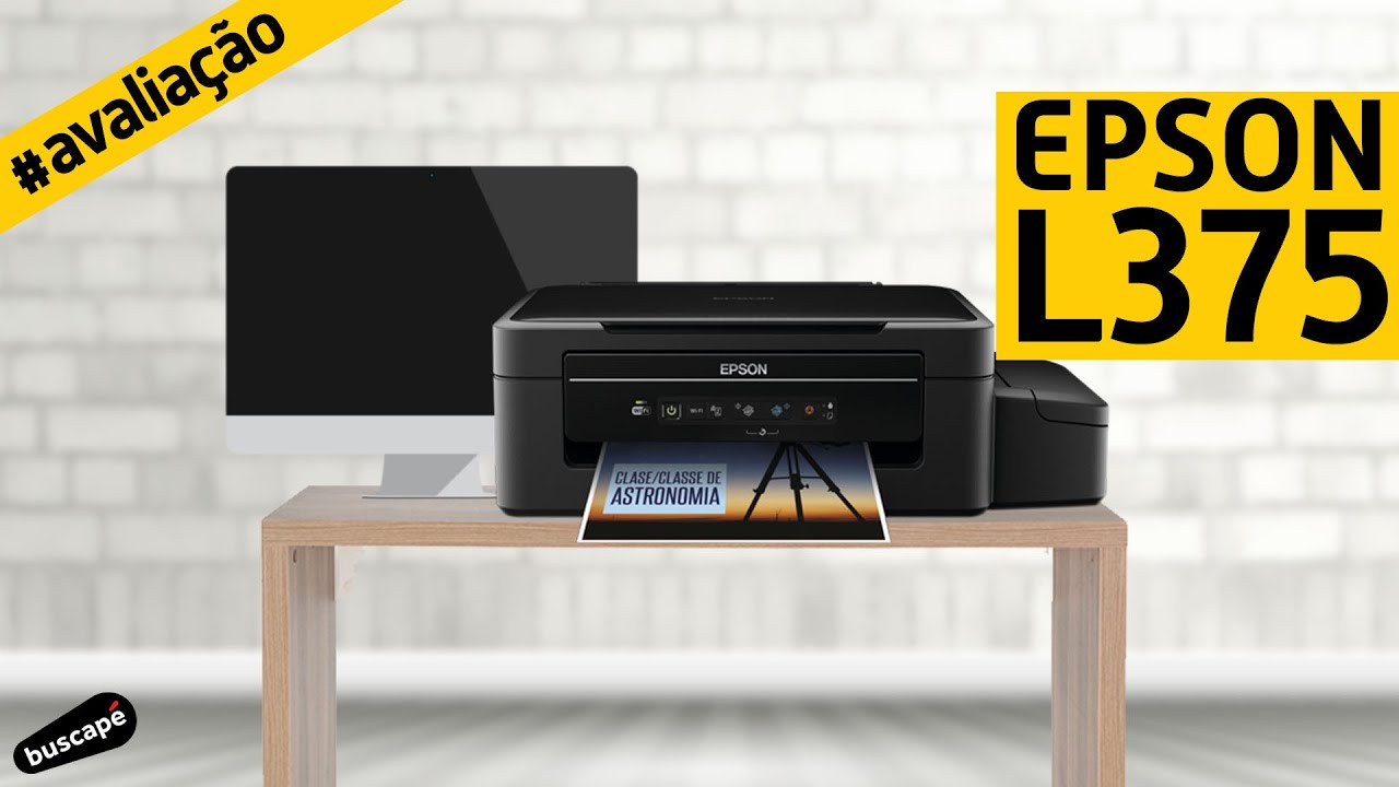 Impressora Multifuncional Jato De Tinta Ecotank L375 Epson 1 Tinta