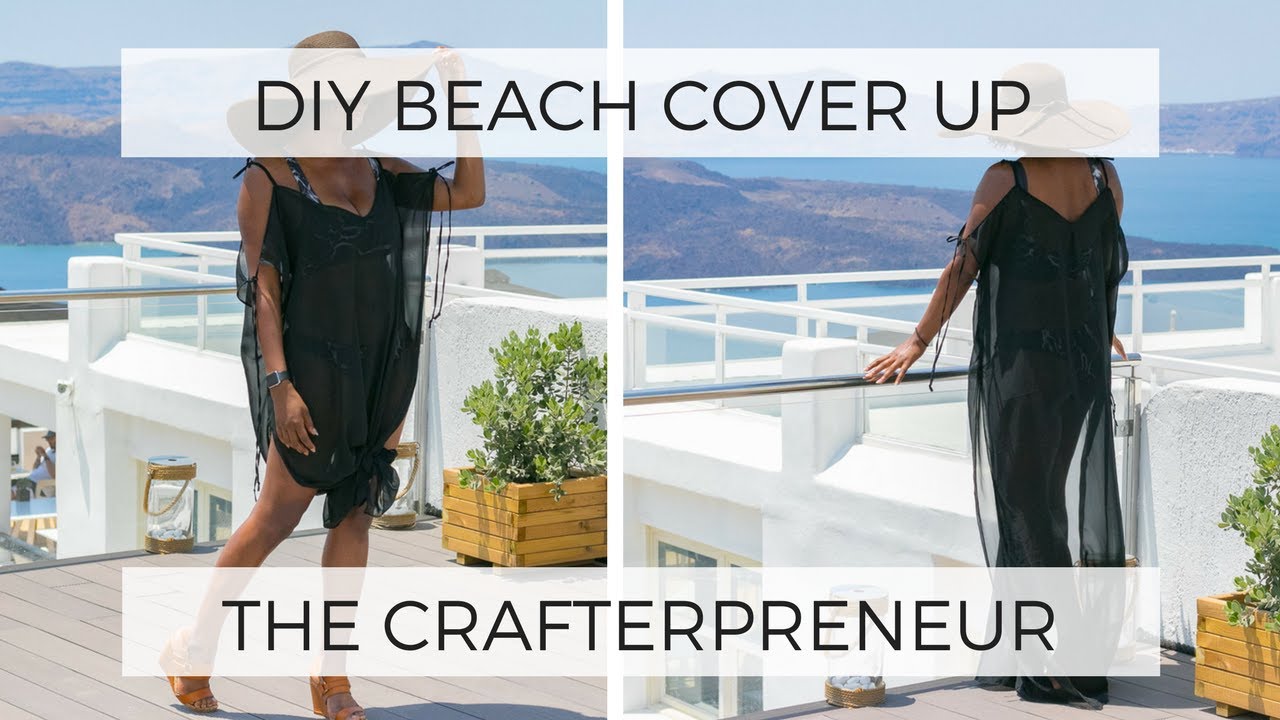 DIY BEACH COVER UP (EASY) - YouTube