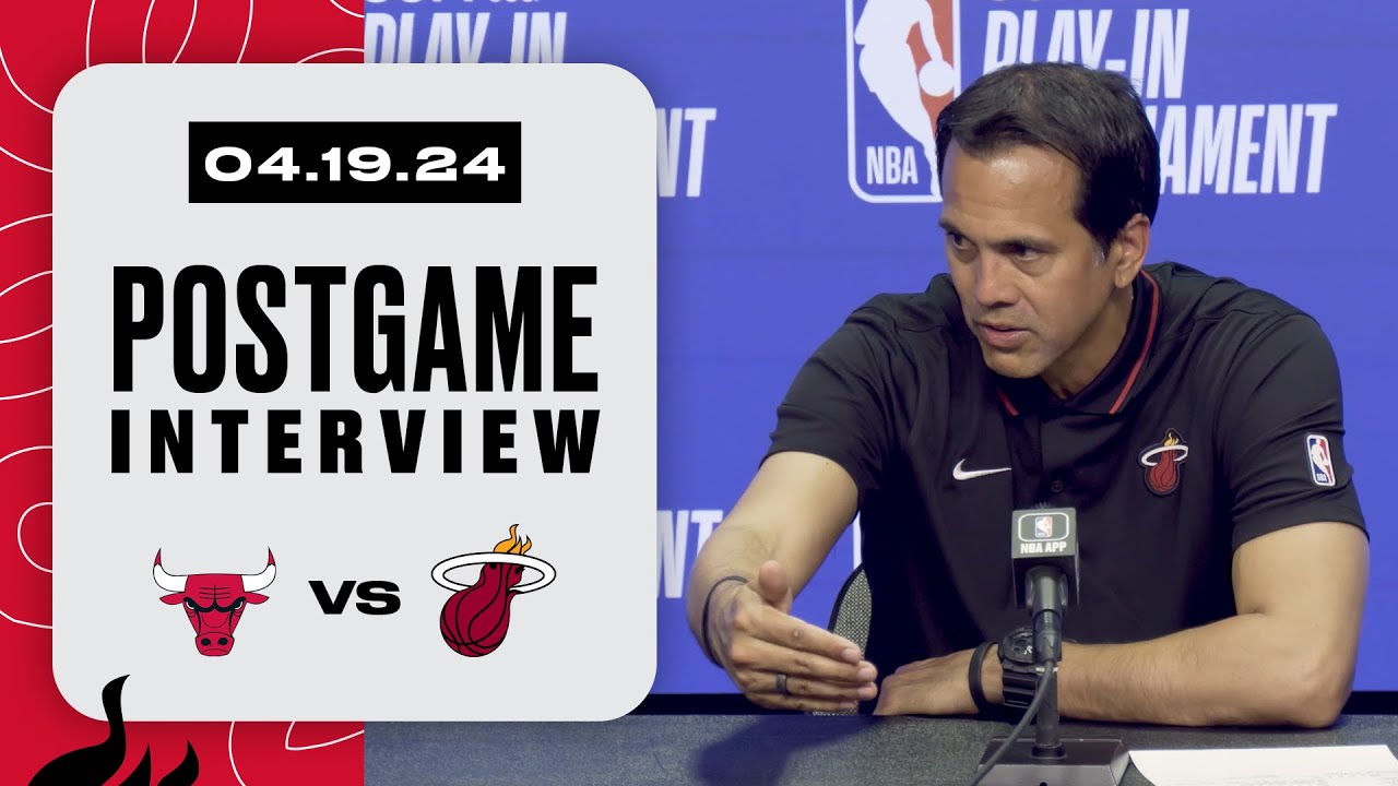 Erik Spoelstra Postgame Interview | Chicago Bulls vs. Miami HEAT ...