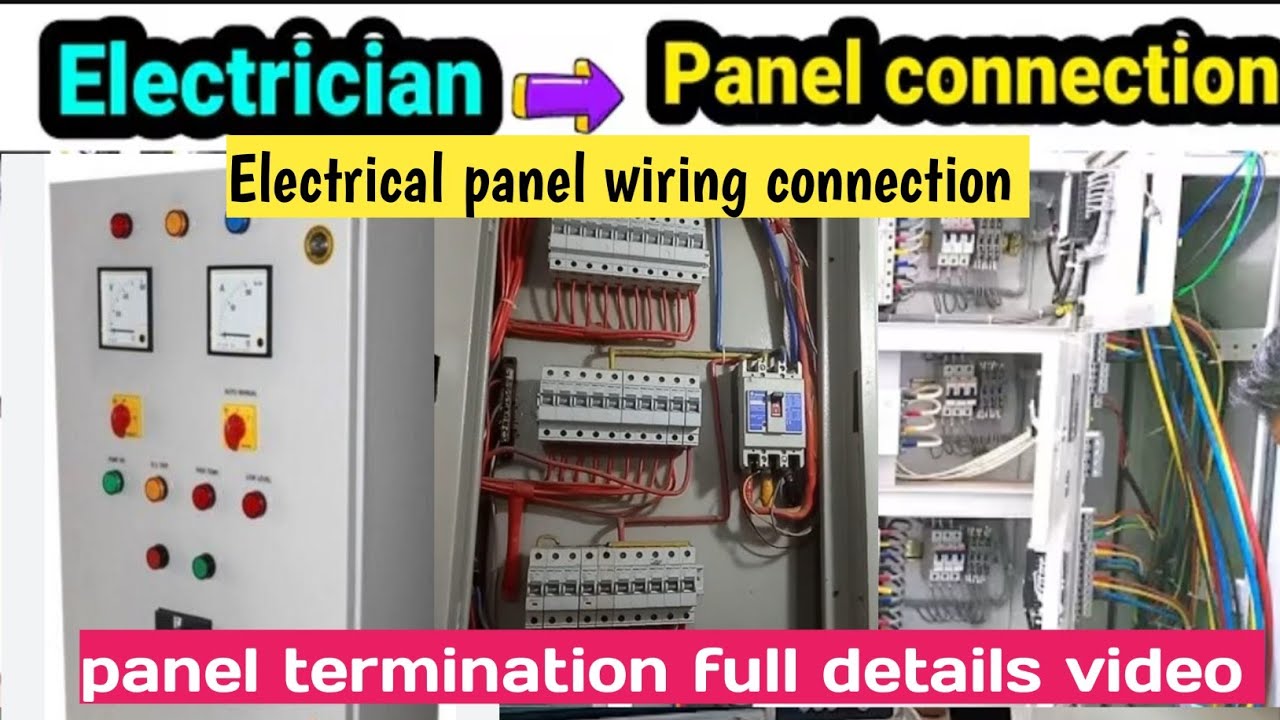 Electric Panel Termination & Cableconnection Electric Panel Wiring ...