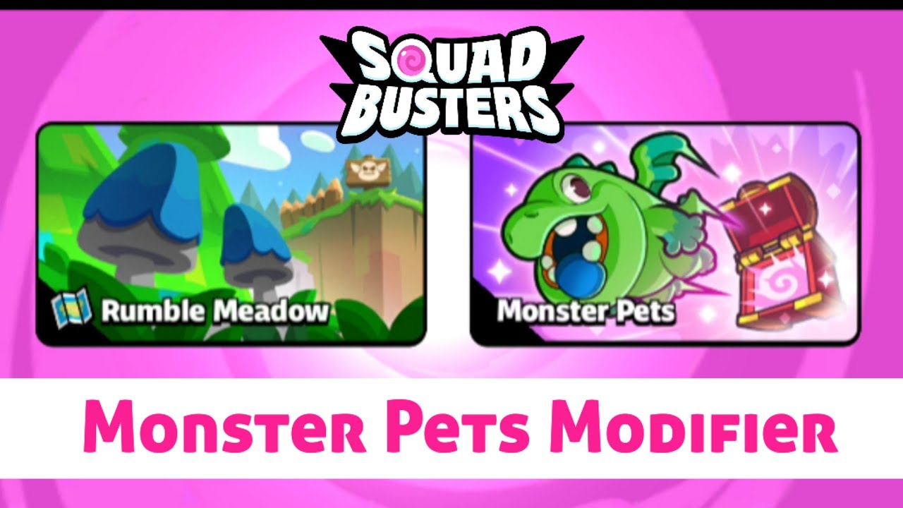 Monster pets modifier in @SquadBusters free to play account | F2P ...