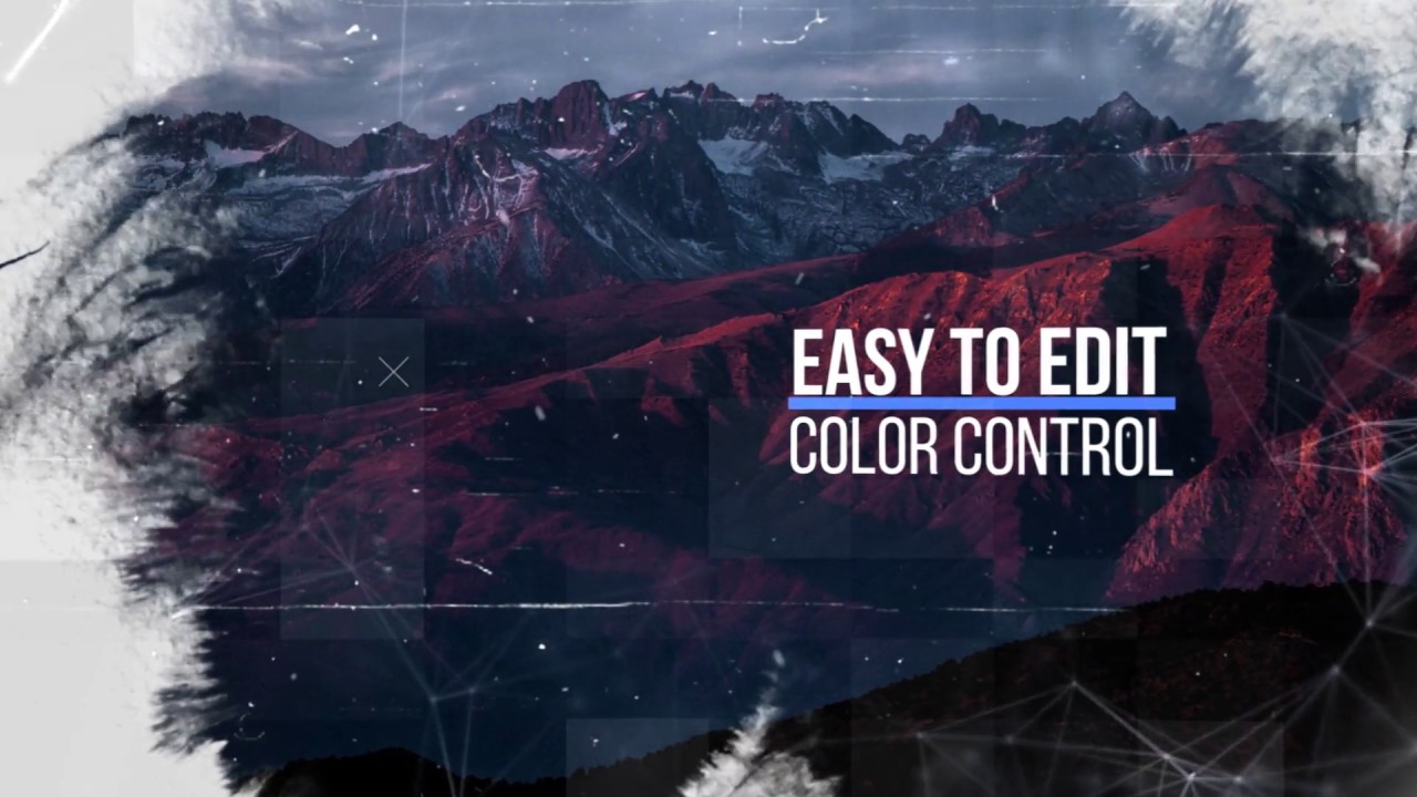 Ink Slideshow After Effects Template - YouTube