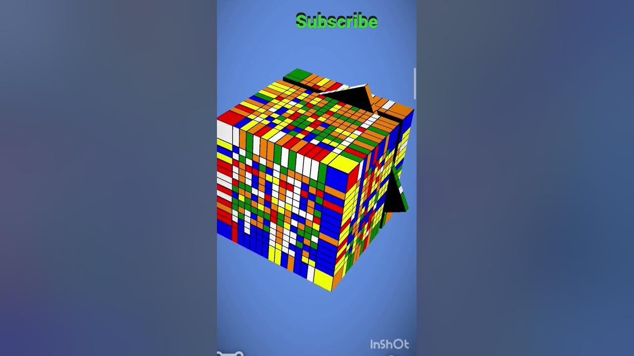 solve 15x15 Rubik's Cube | how to solve 15x15 cube |#shorts - YouTube