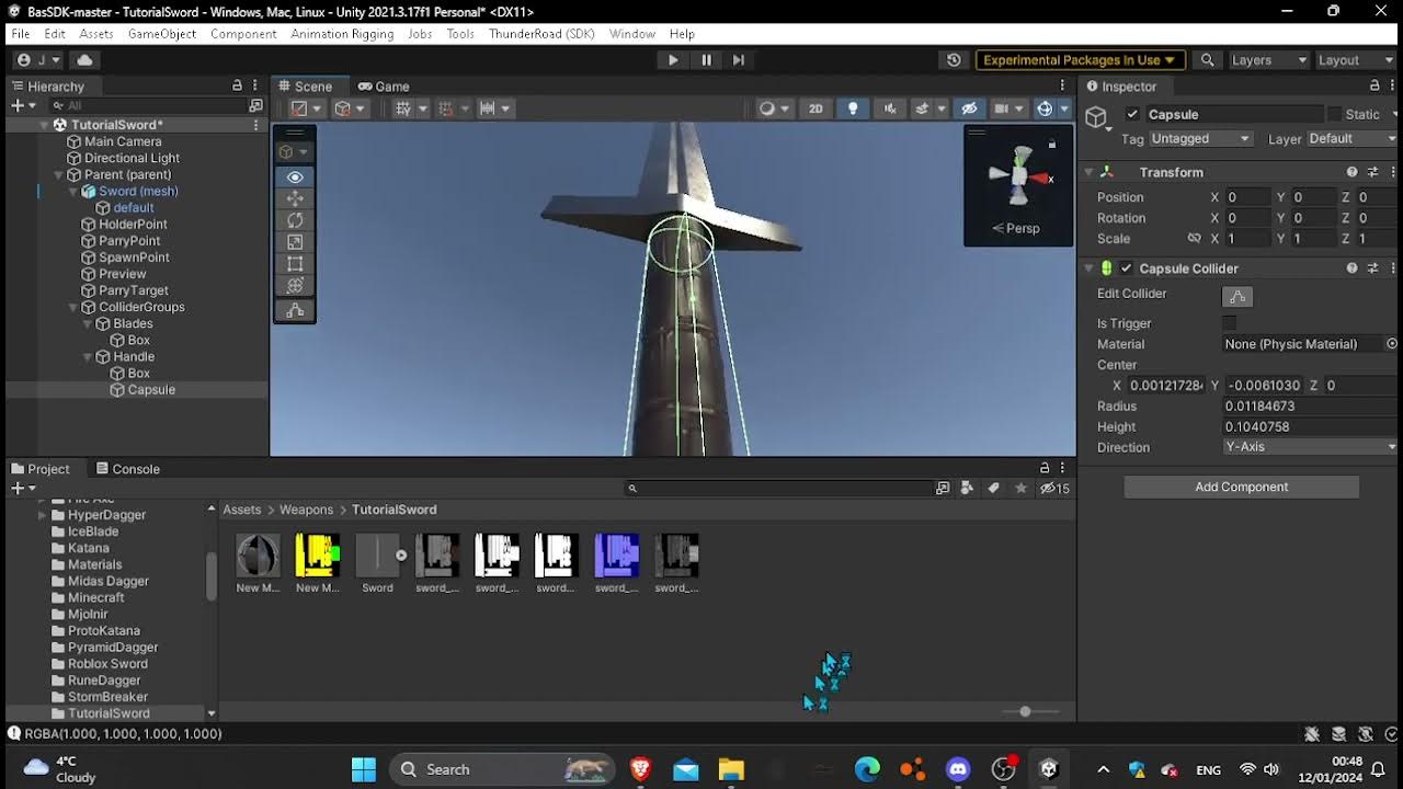 Blade & Sorcery Weapon Making Tutorial U12.3 | BasSDK - YouTube