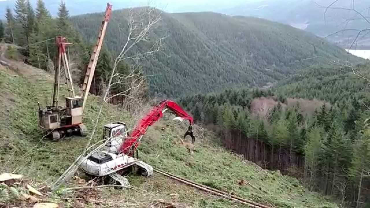 Skagit GT3 Grapple Logging - YouTube