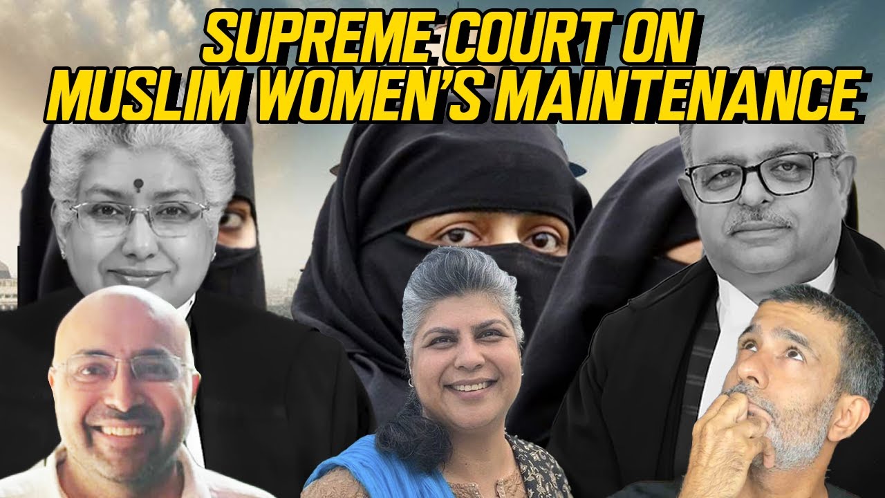 Supreme Court Grants Maintenance To Muslim Women - YouTube