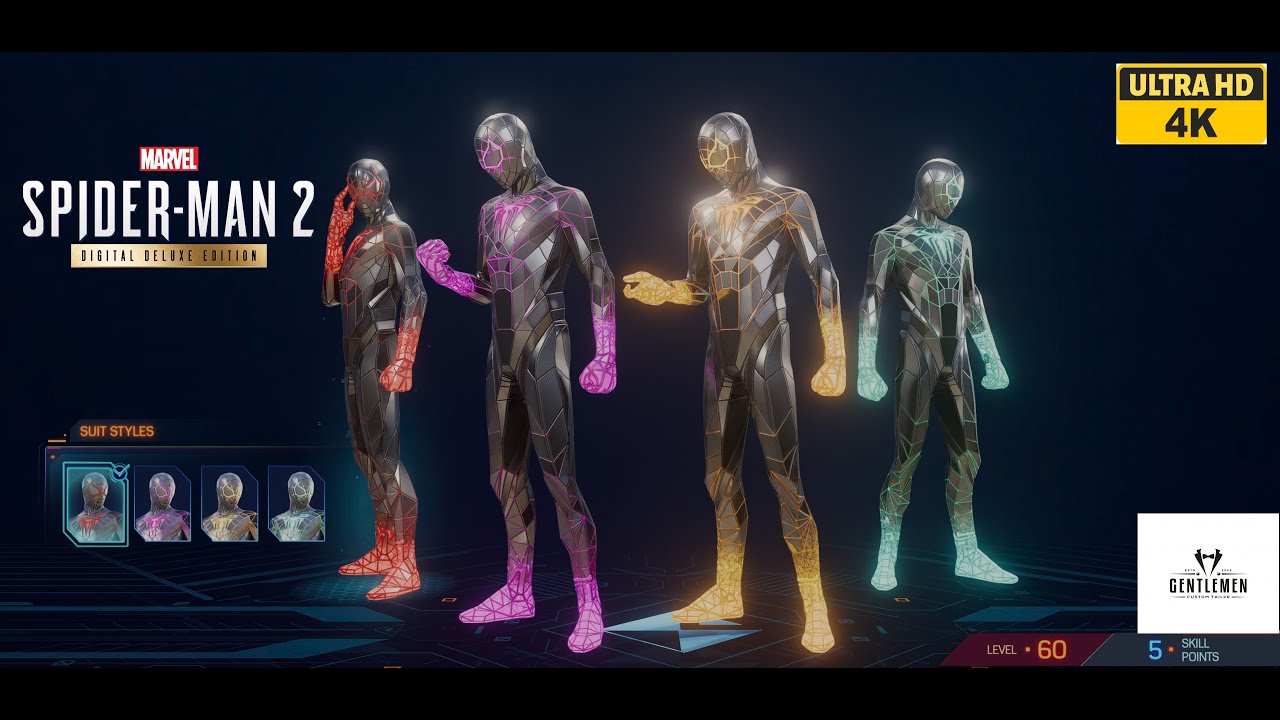SPIDER MAN 2 INSANE SUITS COLLECTION SHOWCASE CHECK IT OUT #spiderman ...
