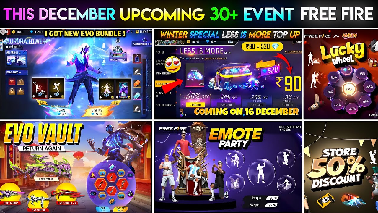 Upcoming Events in Free Fire 🤯🥳| Free Fire New Event | Ff New Event ...
