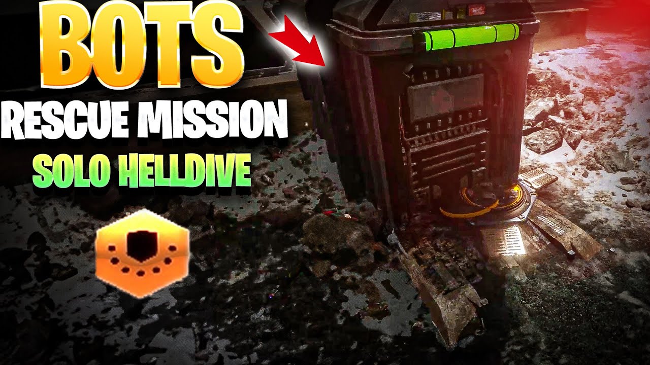 HELLDIVERS 2 - Easily Evacuate Essential Personnel Vs Bots EVERY TIME! (Solo Helldive Difficulty ...