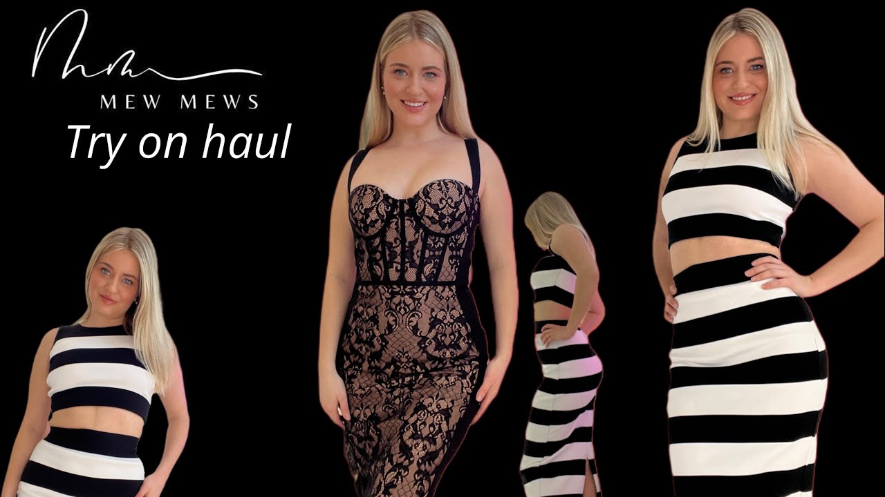 Bombshell Try on Haul with Mew Mews + Discount code - YouTube