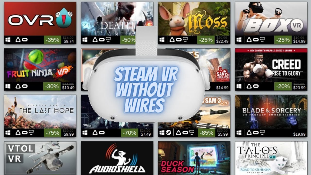 Play PC VR On Oculus Quest 2 Wireless - YouTube