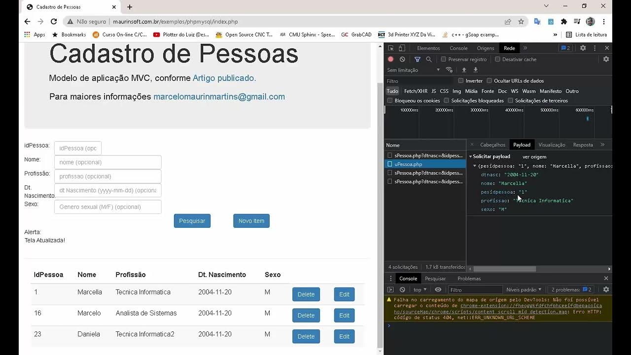 Aplicação Php Exemplo Com Mvc Padrão Youtube
