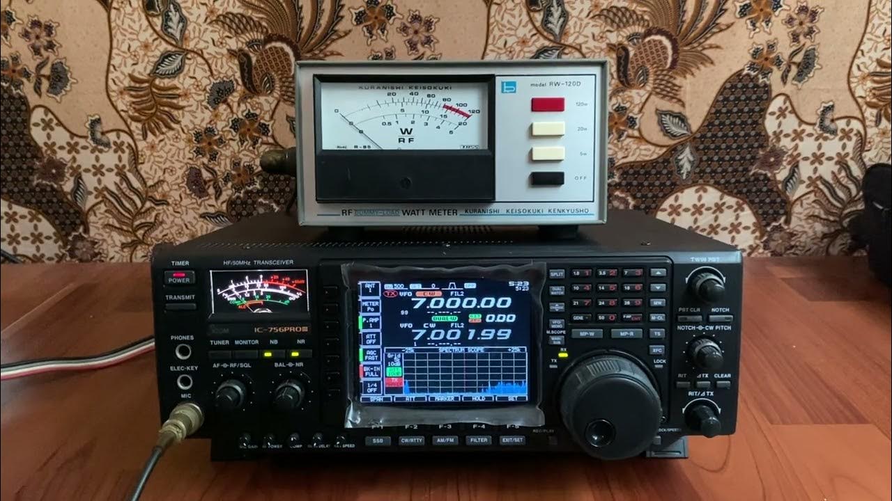 Icom IC-756 Pro 3 HF 100W - YouTube