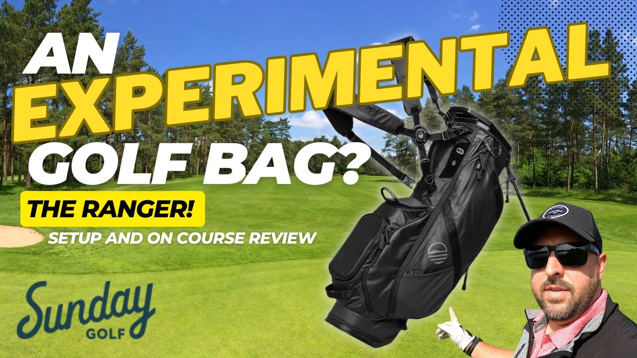 The NEW Sunday Golf Ranger Experimental Bag Setup and On Course Review ...