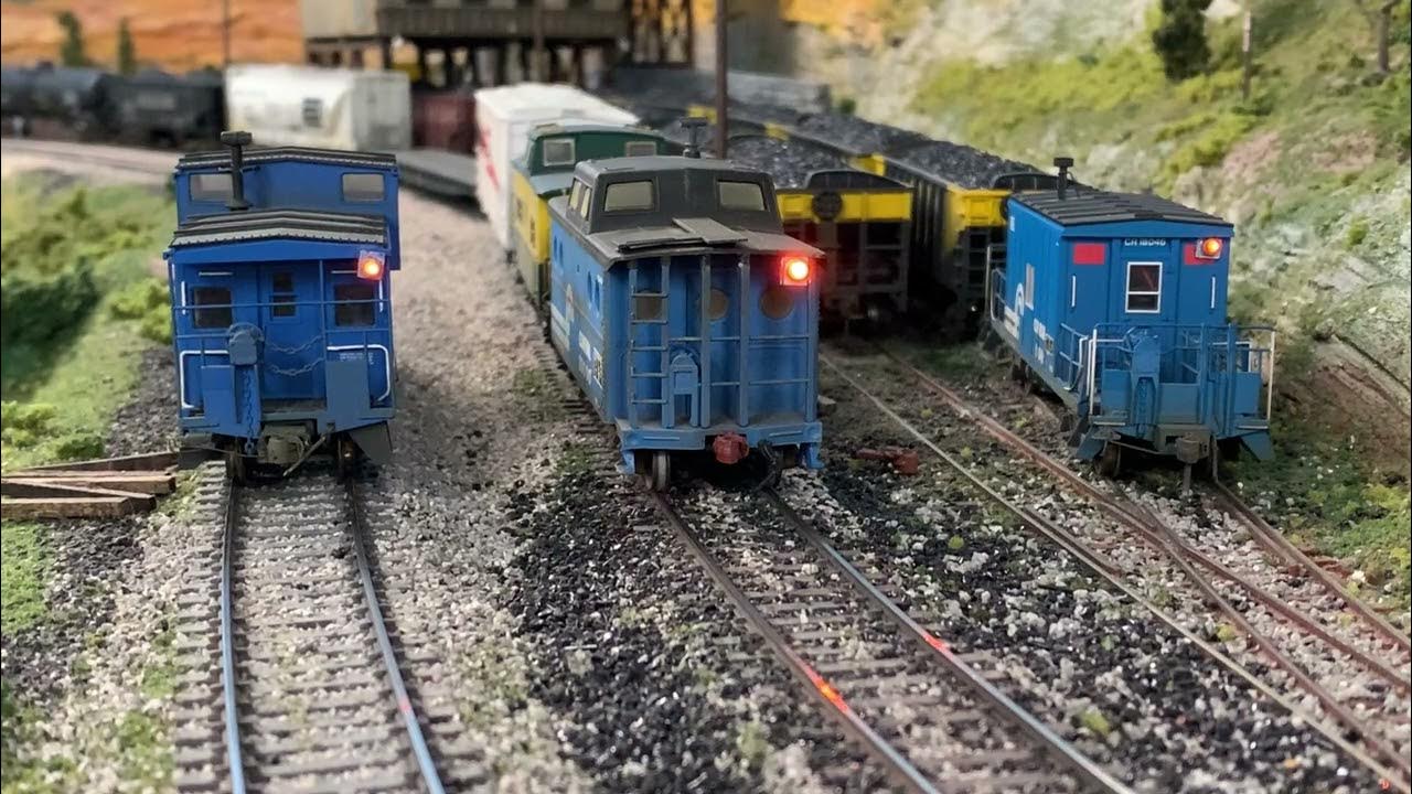Flashing Caboose Markers - YouTube