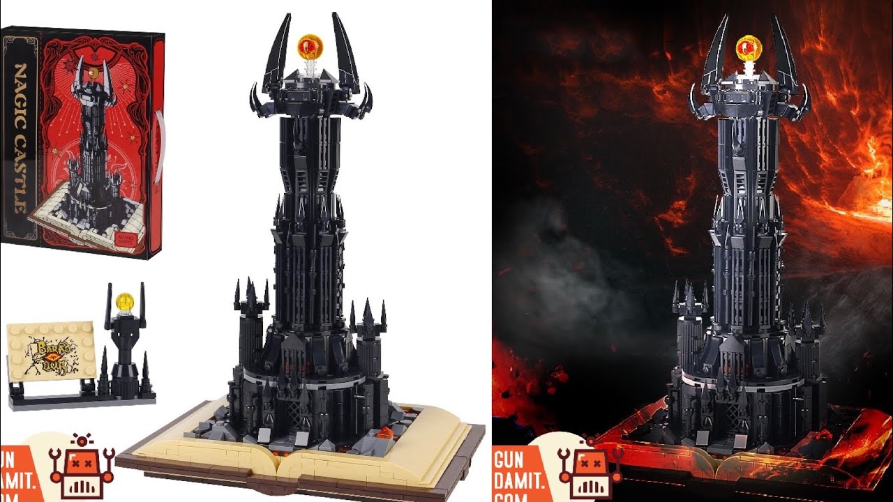 New lotr lord of the rings barad-dur fortress of sauron dark tower ...