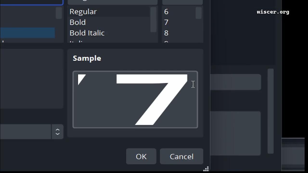 OBS: Edit Font Size & Move Text Top Center - YouTube