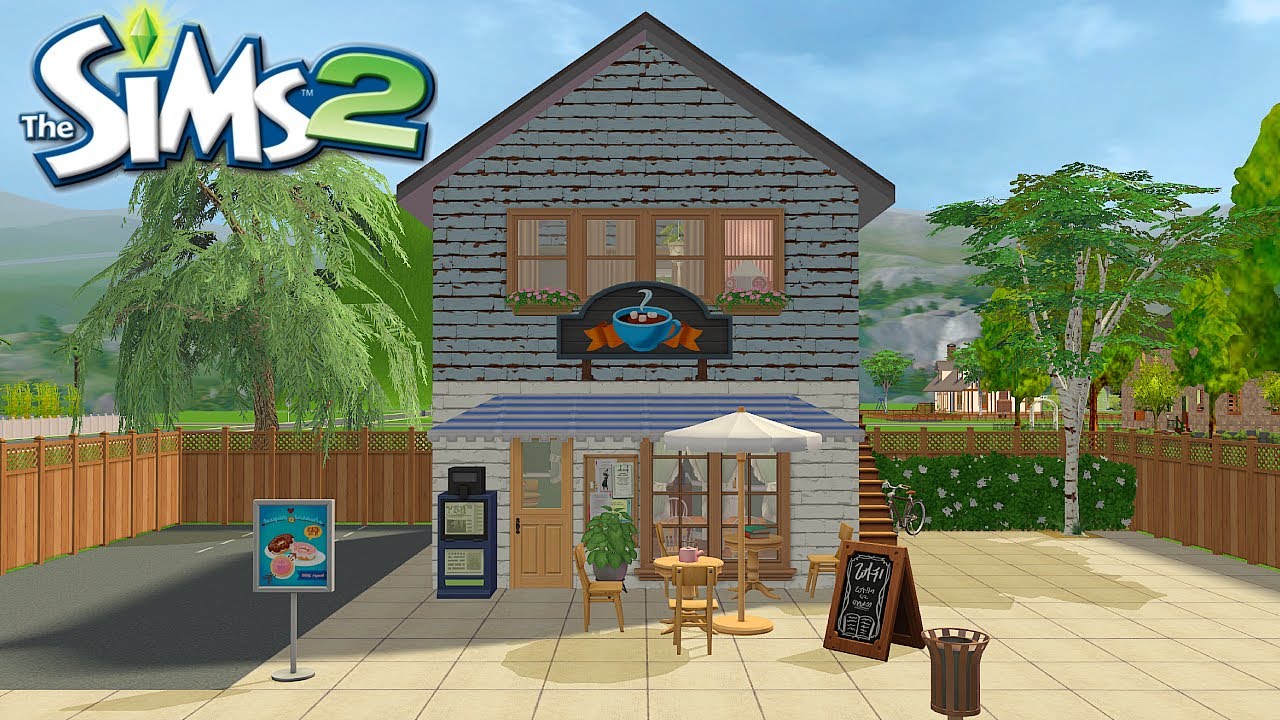 Cozy Coffee Shop ☕ | The Sims 2 Speed Build - YouTube