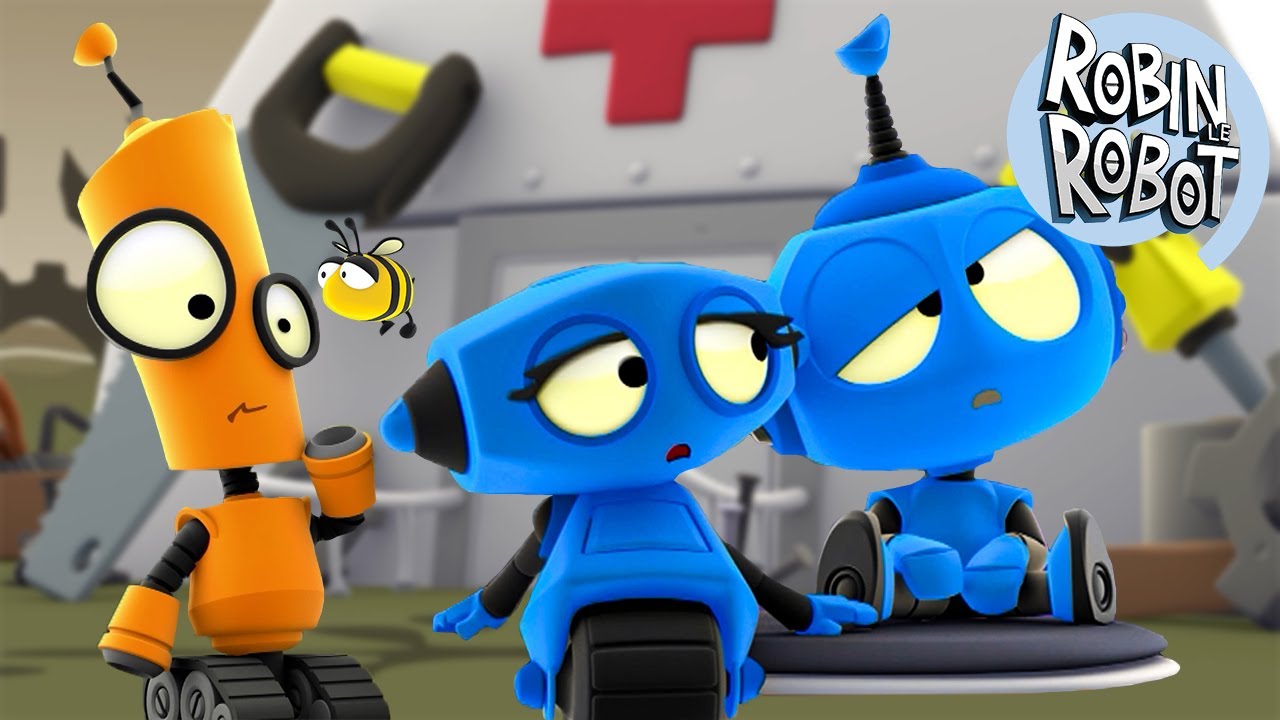 La tristesse du virus spatial | Robin le Robot | Dessins animés pour ...