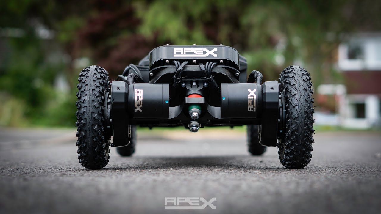 Apex Predator Electric Mountainboard First Impressions - YouTube