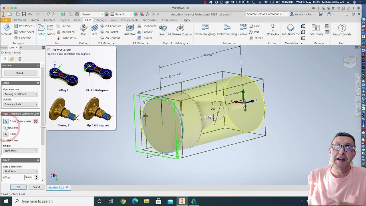 Autodesk Inventor CAM tutorial Nederlands - YouTube