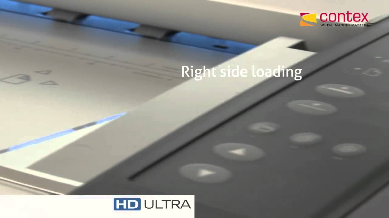 HD Ultra Wide Format Scanner from Contex - YouTube