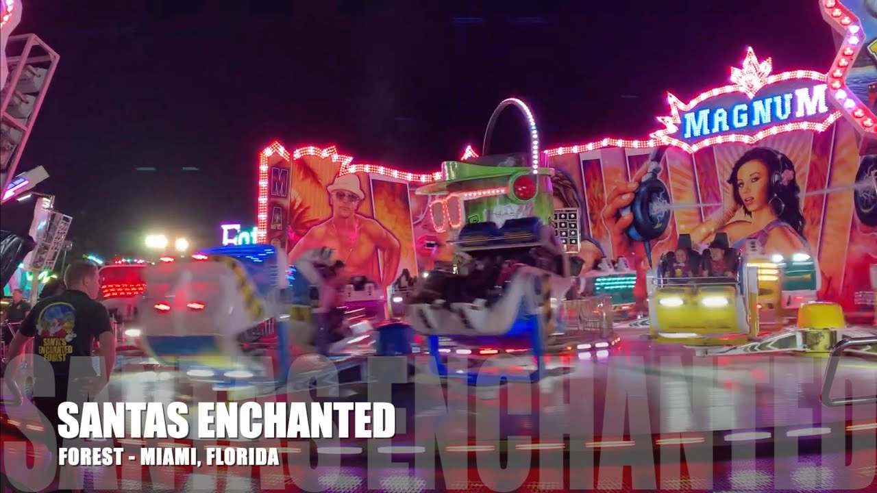 SANTAS ENCHANTED FOREST - MIAMI, FLORIDA - 2019 - YouTube