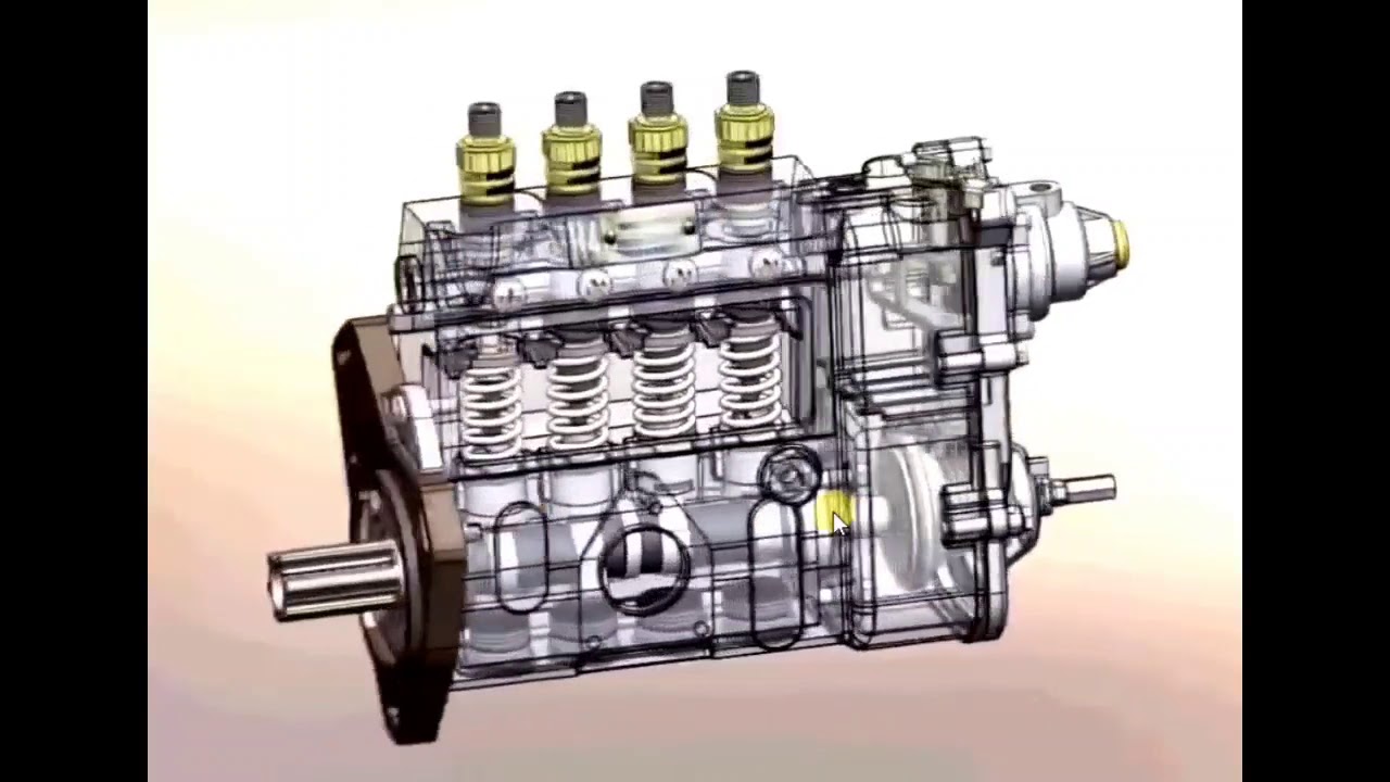 working_of_Plunger_&_Barrel_Type_Fuel_Injection_Pump - YouTube