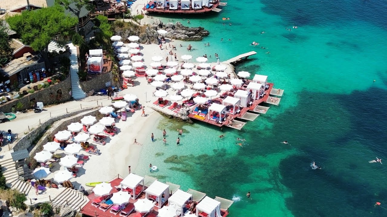 All Ksamil Beaches in 4K - Full Tour - YouTube