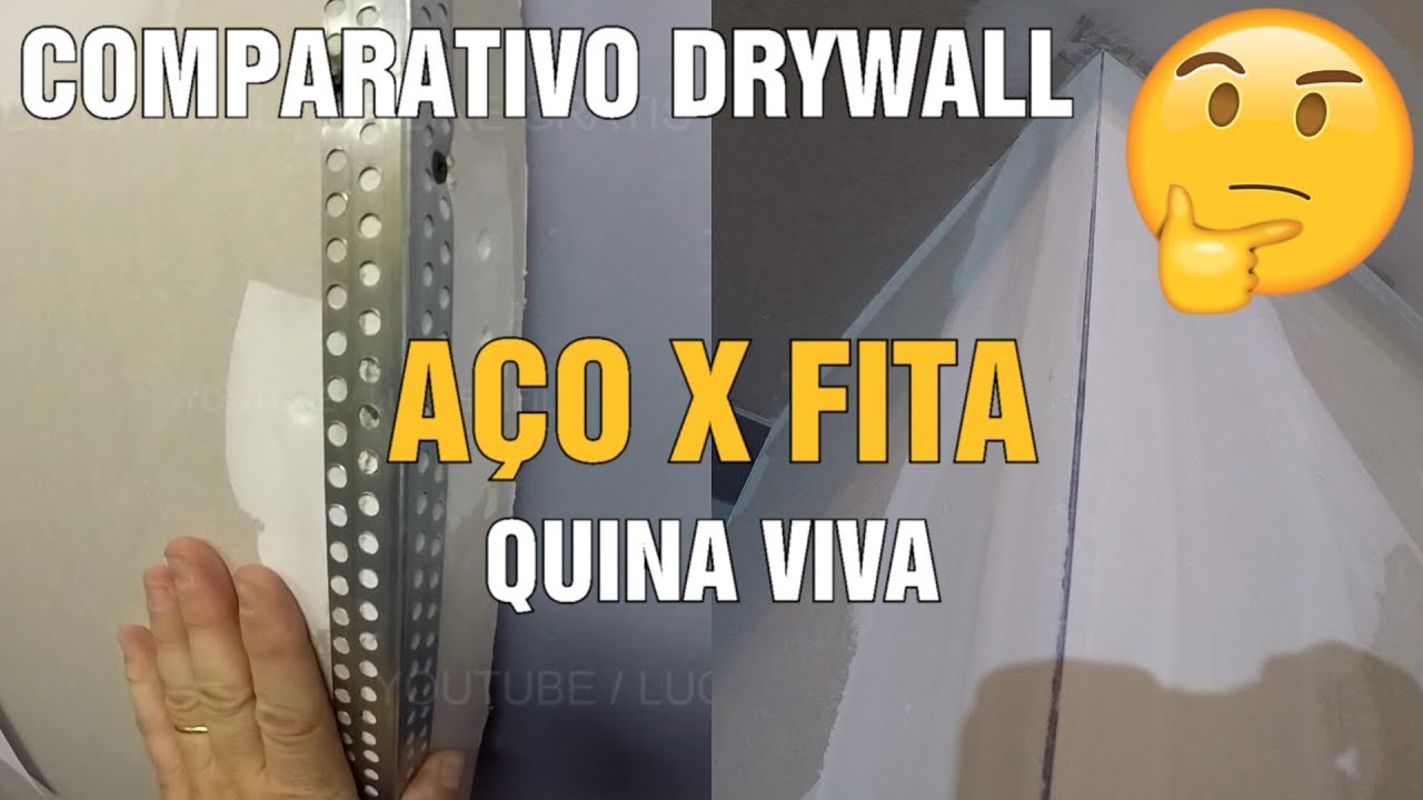 DICA ACABAMENTO DE QUINA VIVA NO GESSO DRYWALL PARA GESSEIRO INSTALADOR ...