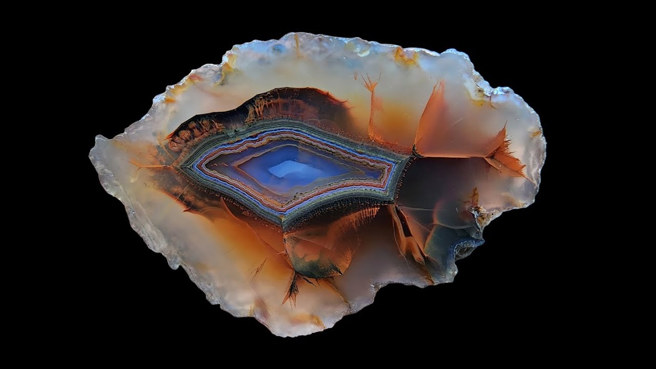 Natural Unpolished Colorful Agate - YouTube