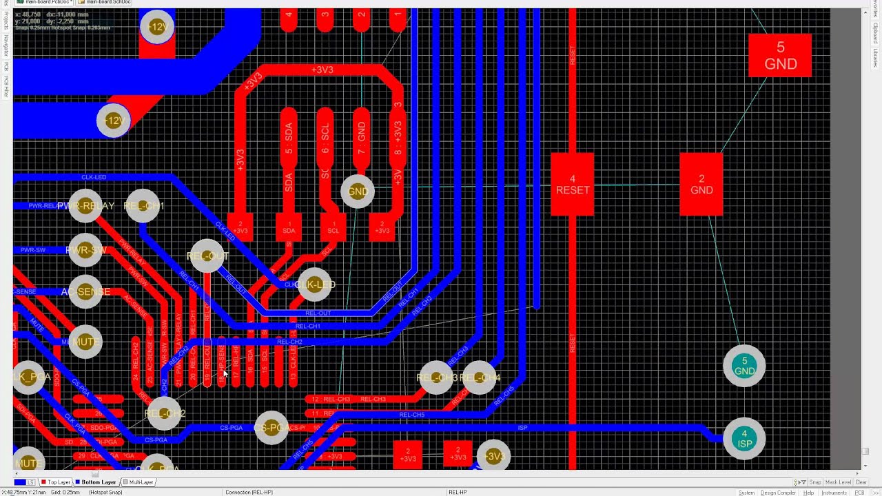 Pro-Amp main board routing. 2/2 Altium - YouTube