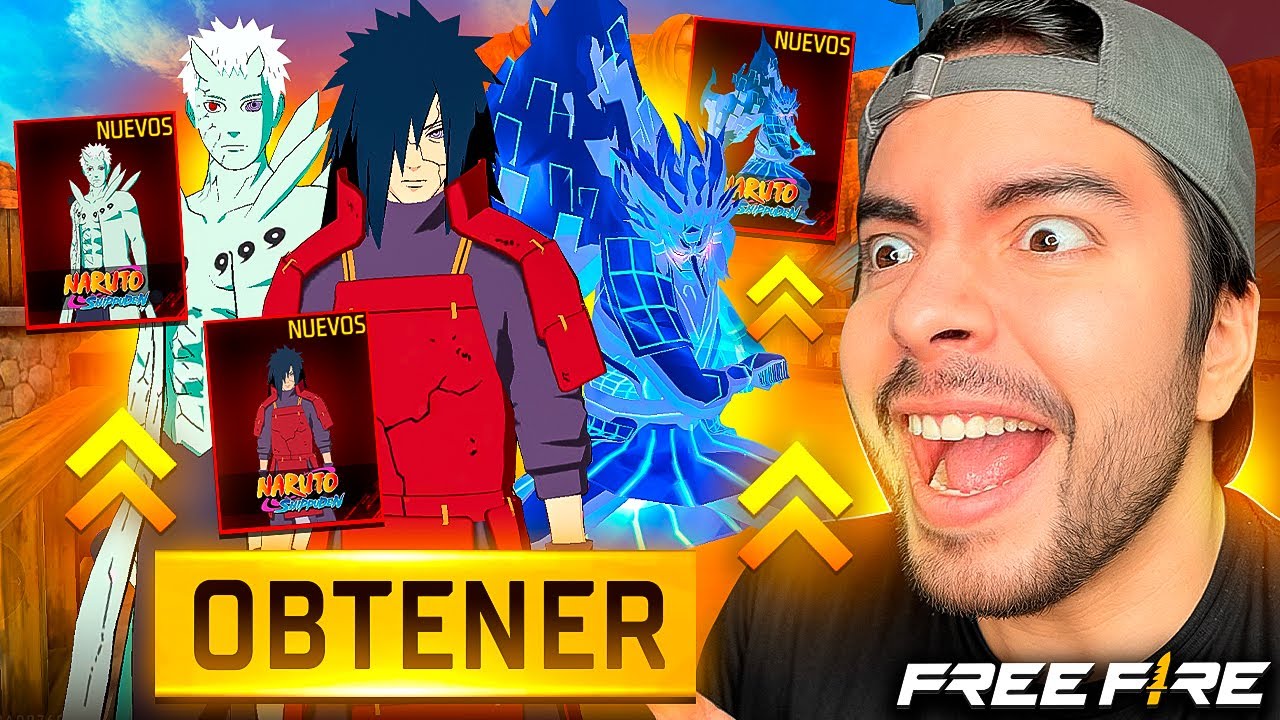 MADARA LLEGARA A FREE FIRE! ESPERANDO LOS NUEVOS ITEMS! FREE FIRE x ...