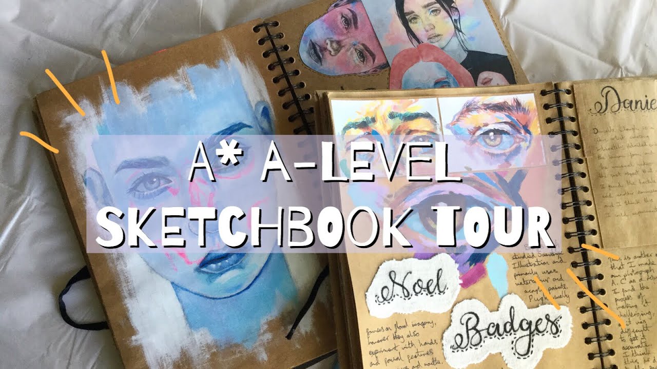 MY A* FINE ART A LEVEL SKETCHBOOKS - YouTube