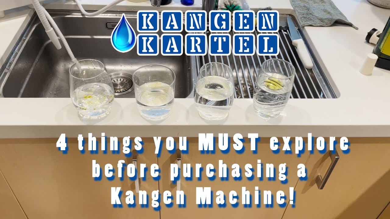 4 Things you MUST Explore Before Purchasing a Kangen Machine! - YouTube