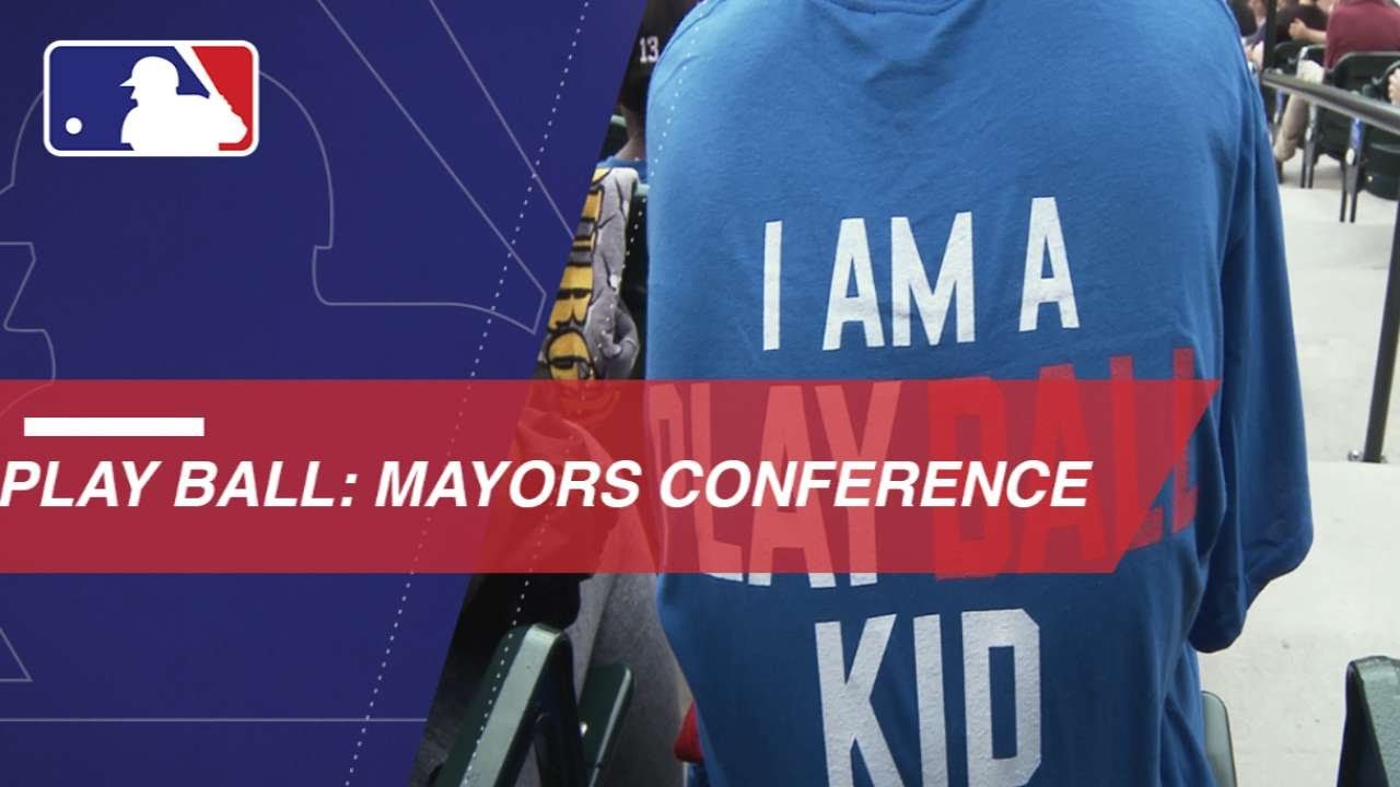 Tom Brasuell at Mayor's Conference for Play Ball - YouTube