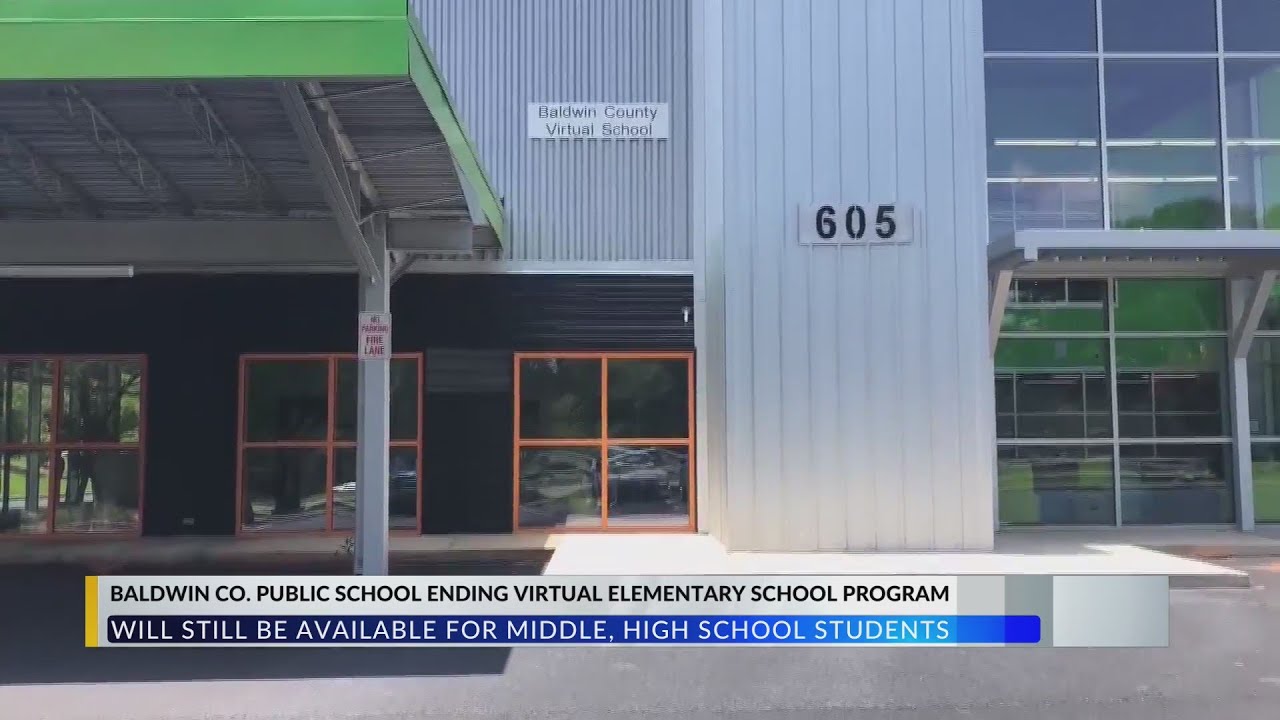 Baldwin Co. Public Schools announce closing of Virtual Elementary School program - YouTube