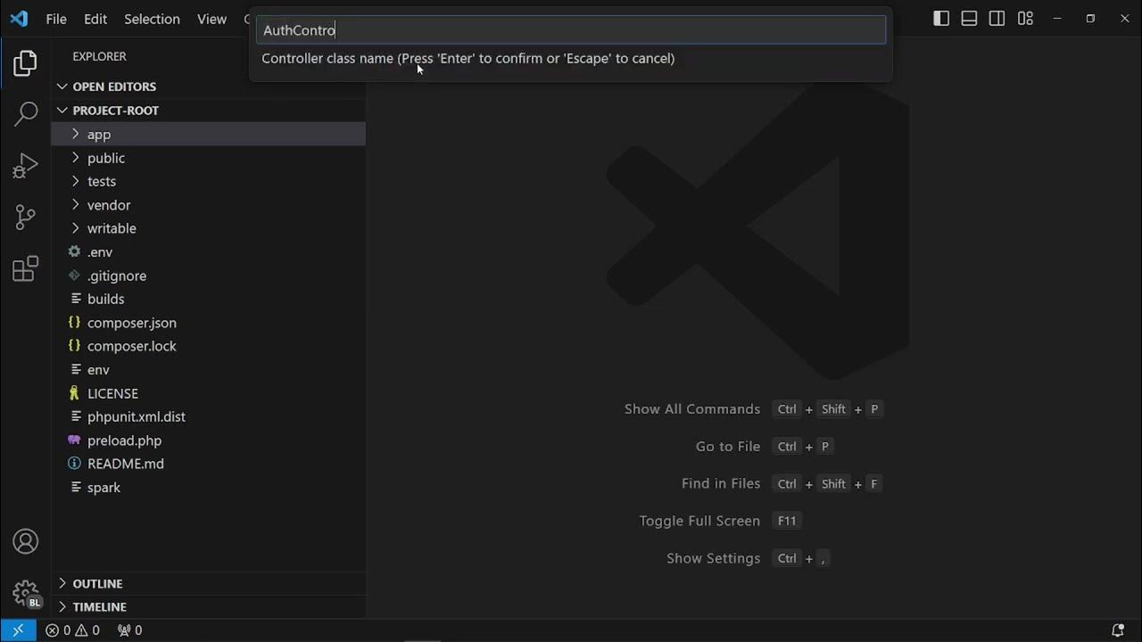 Supercharge Your CodeIgniter 4 Workflow: Spark & Snippets Extensions for VS Code 🚀 - YouTube