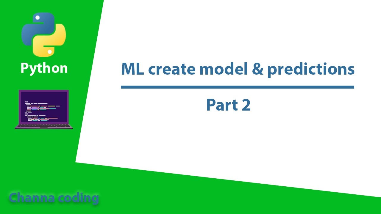 Python Machine Learning create model & make predictions speak Khmer part 2 - YouTube