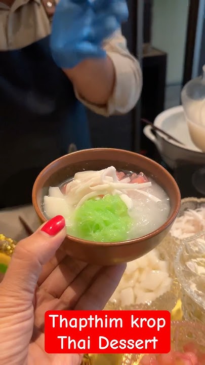 Thapthim krop #thailand #ytshorts #viralvideo #food #travel #dessert - YouTube