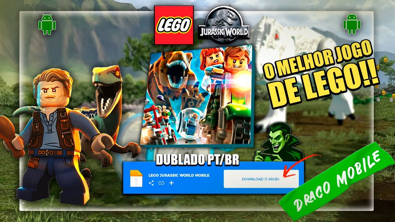 LEGO JURASSIC WORLD MOBILE PARA ANDROID 2026 - O FILME DIRETAMENTE PARA ...