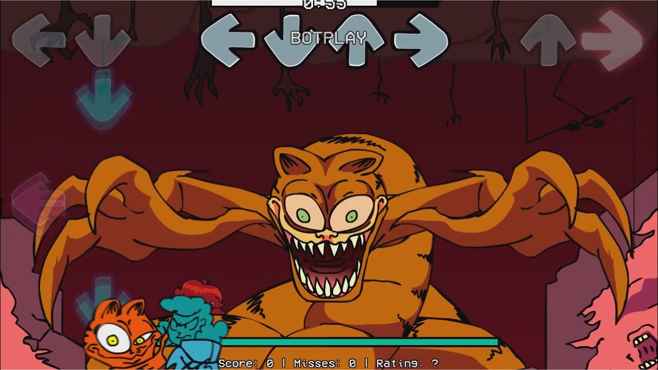 16+ Horror Garfield Funkin' On a Monday - Vs. Garfield Full Week Demo ...
