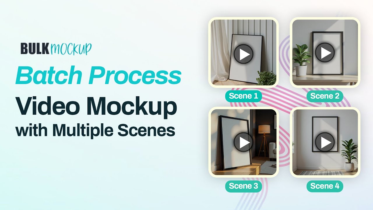 Batch Process Video Mockups — Multiple Scenes & Multiple Smart Objects ...