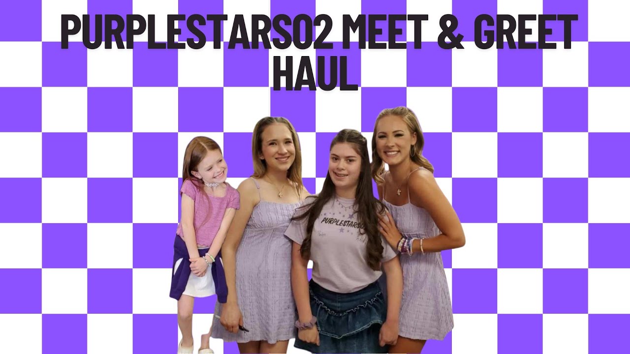 PurpleStars02 Meet & Greet Haul! - YouTube