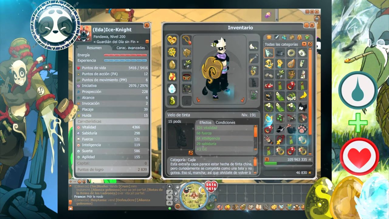 [DOFUS] Presentación Set Pandawa 200 | El set usado para pasar reina de ...