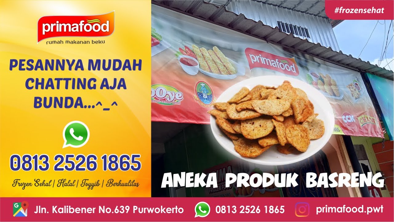 Aneka Produk Basreng Di PRIMA Daily Food Frozen Food Purwokerto - YouTube